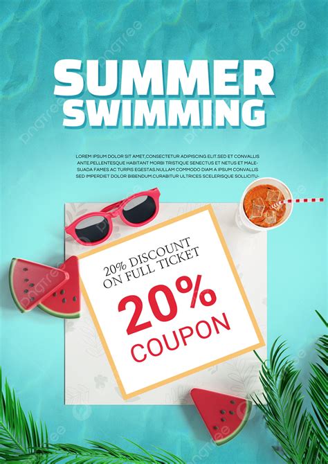 여름 수영 활동 템플릿 템플릿 Psd 다운로드 디자인 자료 다운로드
