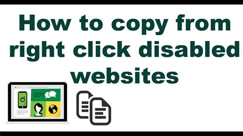 How To Copy From Right Click Disabled Websites Youtube