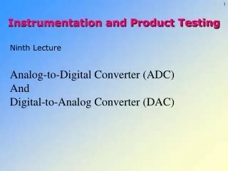 PPT ADC And DAC PowerPoint Presentation Free Download ID 2893474