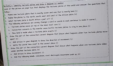 Activity 2 Identify Tectonic Plates And Studyx