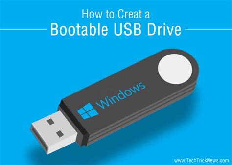 How To Make Create A USB Bootable Flash Drive On Windows TechTrickNews