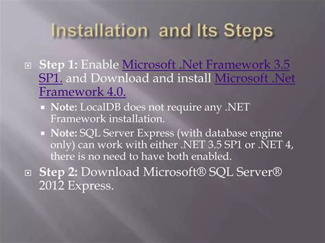 Developers New Features Of Sql Server Express 2012 Ppt