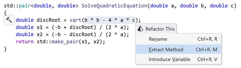 Refactorings For C Resharper