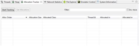 Tracking Memory Allocation With DDMS And Android Studio