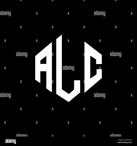 Alc Letter Logo Design With Polygon Shape Alc Polygon And Cube Shape