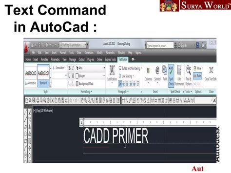 Autocad 1pptx 3 D Graphics Computer Software And Applications