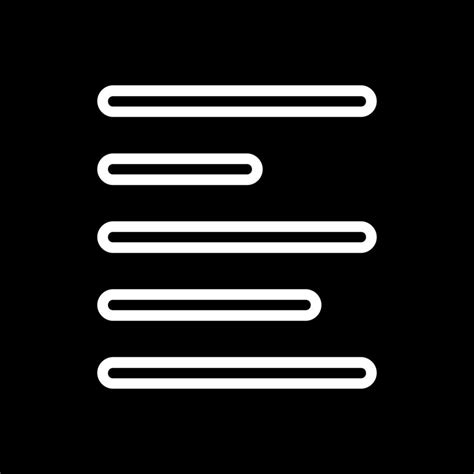 Align Vector Icon Design 20910794 Vector Art At Vecteezy