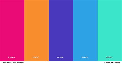 Confluence Color Scheme Palettes