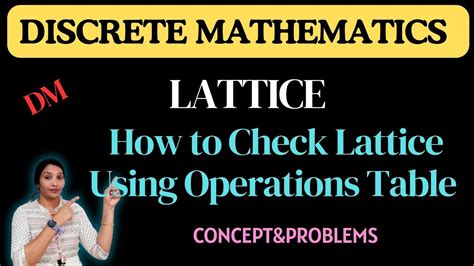 Discrete Mathematics Very Important Questions Lattice In Telugu Dmgtandmfcs Most