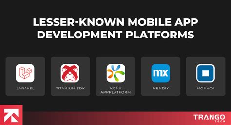 Top 15 Mobile App Development Platforms In 2025 Trangotech