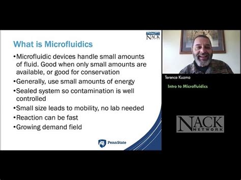 Free Video Introduction To Microfluidics From Nanohubtechtalks Class