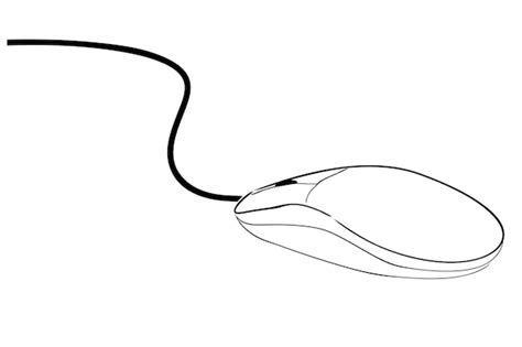 Premium Vector Simple Hand Draw Vector Doodle Sketch Wired Computer Mouse