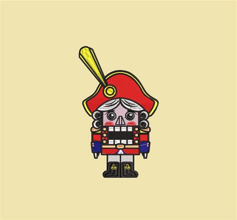 Nutcracker Tin Soldier Machine Embroidery Design Etsy