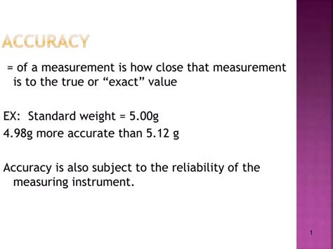 PPT Precision And Accuracy In Measurement Instruments PowerPoint Presentation ID 9401646