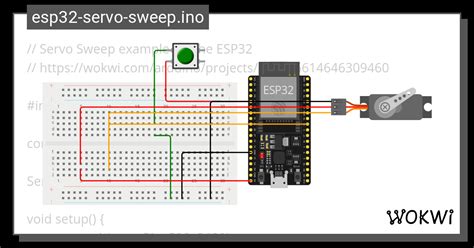 Belajar Servo Ino Wokwi ESP STM Arduino Simulator