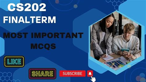 cs202 finalterm most important mcqs youtube