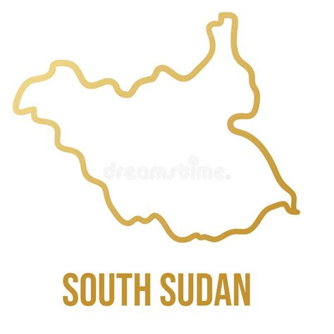 South Sudan Map Stock Illustration Illustration Of Vector 322669202