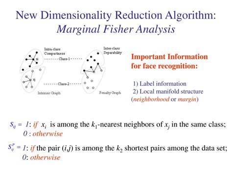 ppt graph embedding a general framework for dimensionality reduction