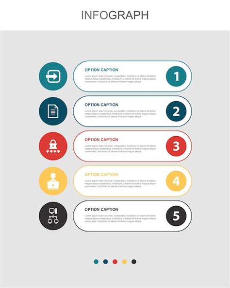 Premium Vector Access Document Password User Intranet Icons
