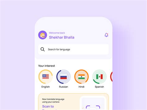 Sign And Voice Language Translator App Ui Design By Rohit Patel On Dribbble