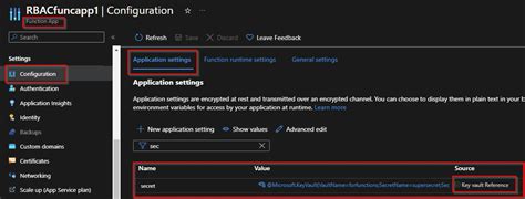 linking azure function or web app to key vault using powershell step