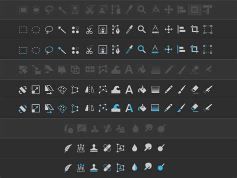 Redesigning GIMP S Toolbar Icons A GUI Study By Raul Vazz On Dribbble