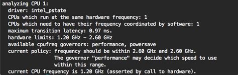 Cpufreq How To Disable Frequency Scaling Intel Pstate Super User