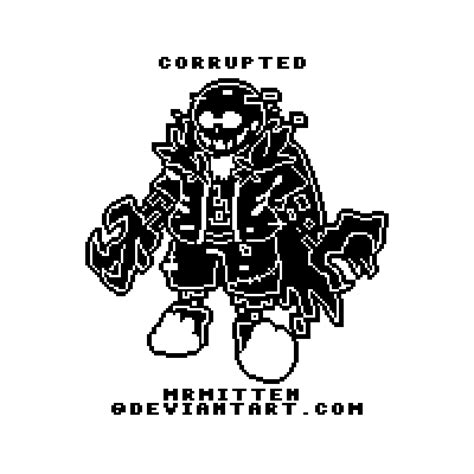 C 0 R R U P T E D Sprite T By Mrmitten On Deviantart