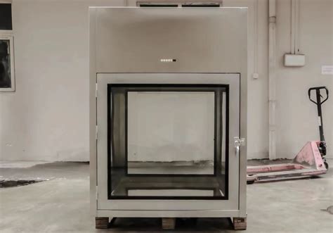 stainless steel laboratory pass box static type electrical interlock