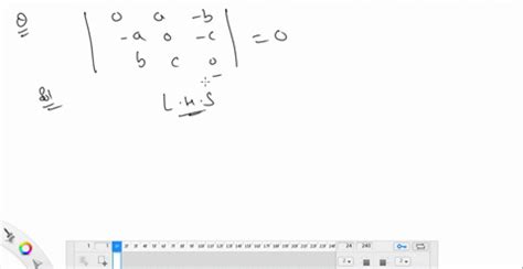 SOLVED:Using the property of determinants and without expanding in ...