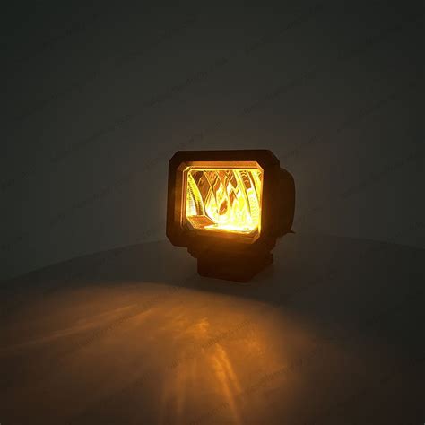 Rectangular Led Driving Lights Rectangular Driving Light With Glow Park Light