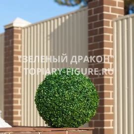 Топиари Самшитовый шар 40 см из искусственной травы, купить по цене 19 ...