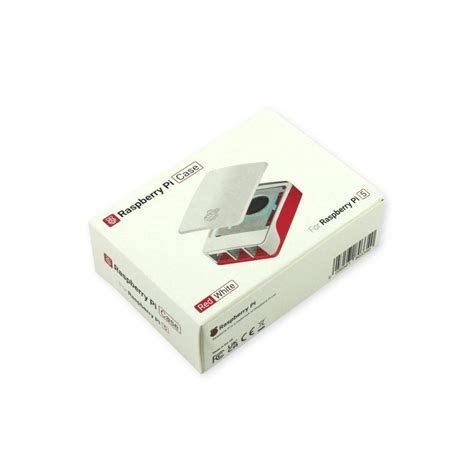 Boitier Officiel Raspberry Pi5 Rougeblanc Boitier Officiel Raspberry Pi5 Rougeblanc