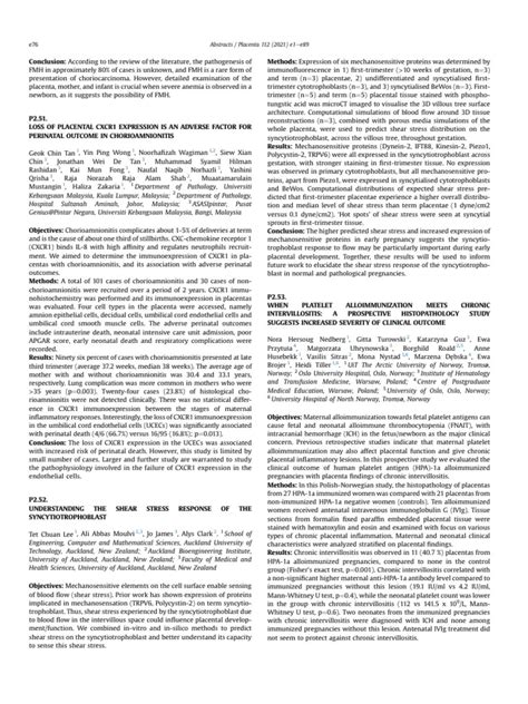 When Platelet Alloimmunization Meets Chronic Intervillositis A