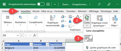 Crear un gráfico de mapa en Excel
