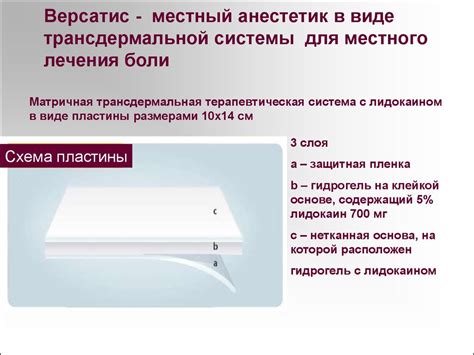 Версатис Ттс Трансдермальная Терапевтическая Система Пластырь 5 – Telegraph