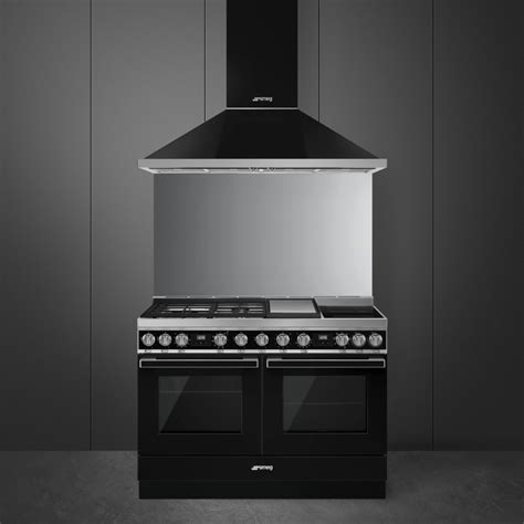 Smeg Cpf120igmpbl 120cm Portofino Pyrolytic Dual Fuel Range Cooker