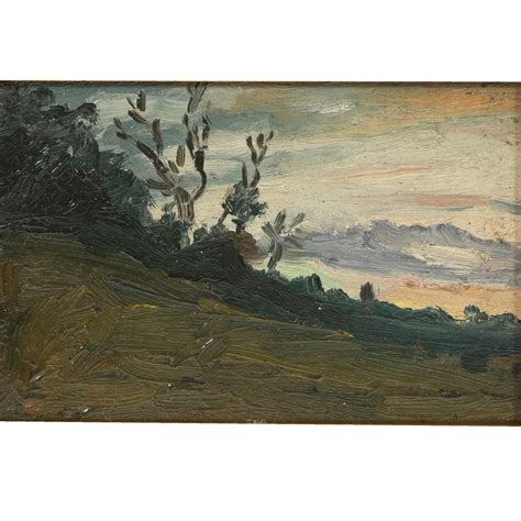 Lot Eugene Higgins American 1874 1958 Landscape Oil On Canvas 3 12h X 5 12w Sight