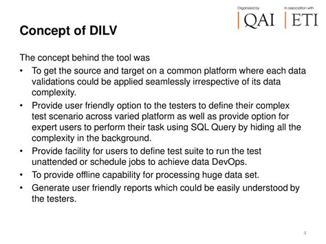 dilv data integrity and lifecycle validator ppt download