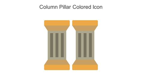 Column Pillar Colored Icon In Powerpoint Pptx Png And Editable Eps Format Ppt Sample