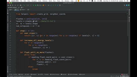 Advent Of Code 2021 Day 11 Python Solution Youtube