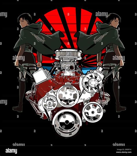 Car Engine Vector Template Stock Vector Image And Art Alamy