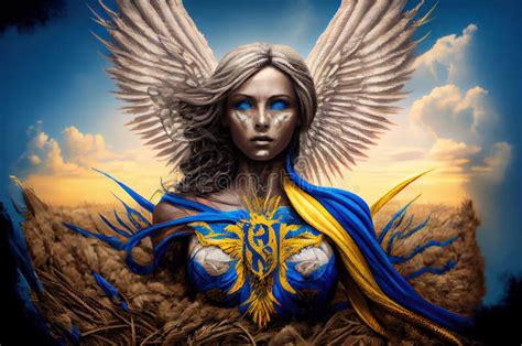 Ukrainian Angel Stock Illustrations Ukrainian Angel Stock Illustrations Vectors Clipart