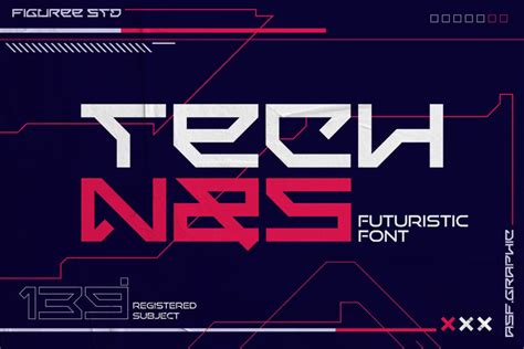 10 Best Techno Fonts For Modern Designs Graphic Pie