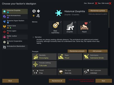 Outdated Rjw Sexperience Ideology Update Rimworld Loverslab