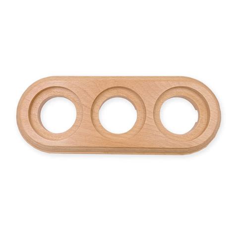 Home Improvement Retro Switch Socket Wooden Base W Grandado