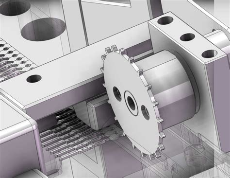 industrial 3d model cam pin machine machine world