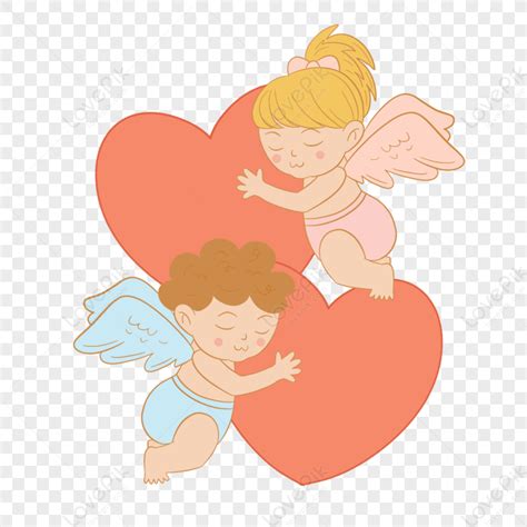 아기 천사소년작은행복했어 Png 일러스트 무료 다운로드 Lovepik