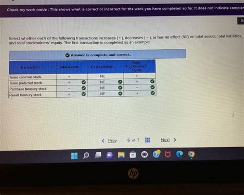 solved select whether each of the following transactions