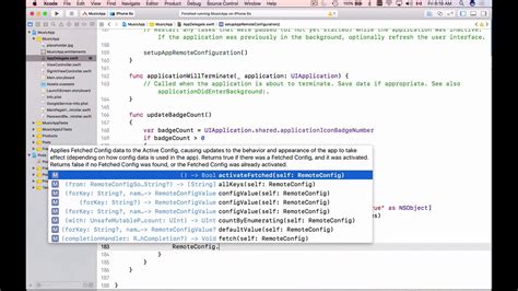 Firebase Remote Config With Swift 5 Fetch And Activate Remote Config Values Youtube